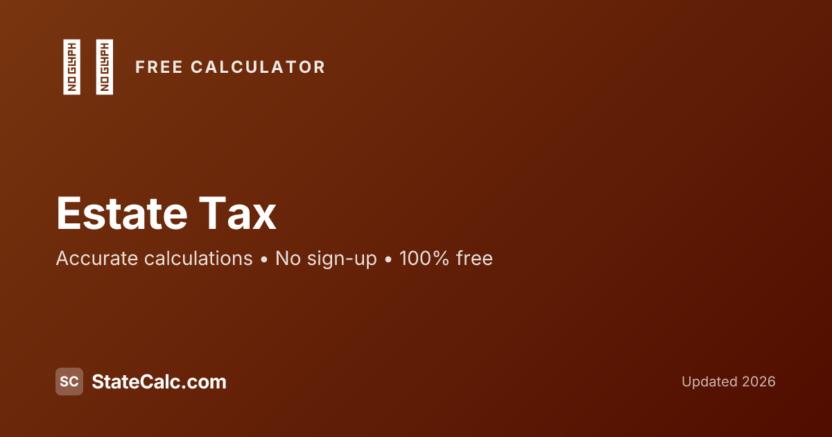 New York Estate Tax Calculator 2026 | Inheritance & Estate Planning