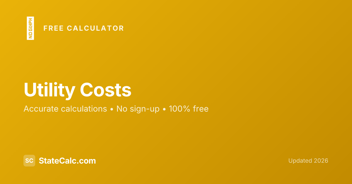 Minnesota Utility Cost Calculator 2026 | Electric, Gas & Water Bills